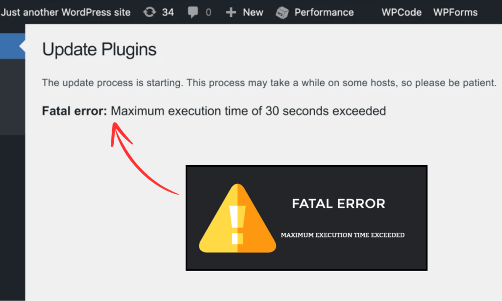 How to Fix Fatal Error Maximum Execution Time Exceeded