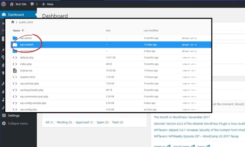 How to Fix "Destination Folder Already Exists" in Wordpress