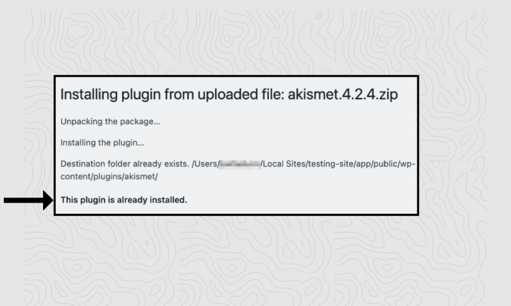 How to Fix "Destination Folder Already Exists" in Wordpress