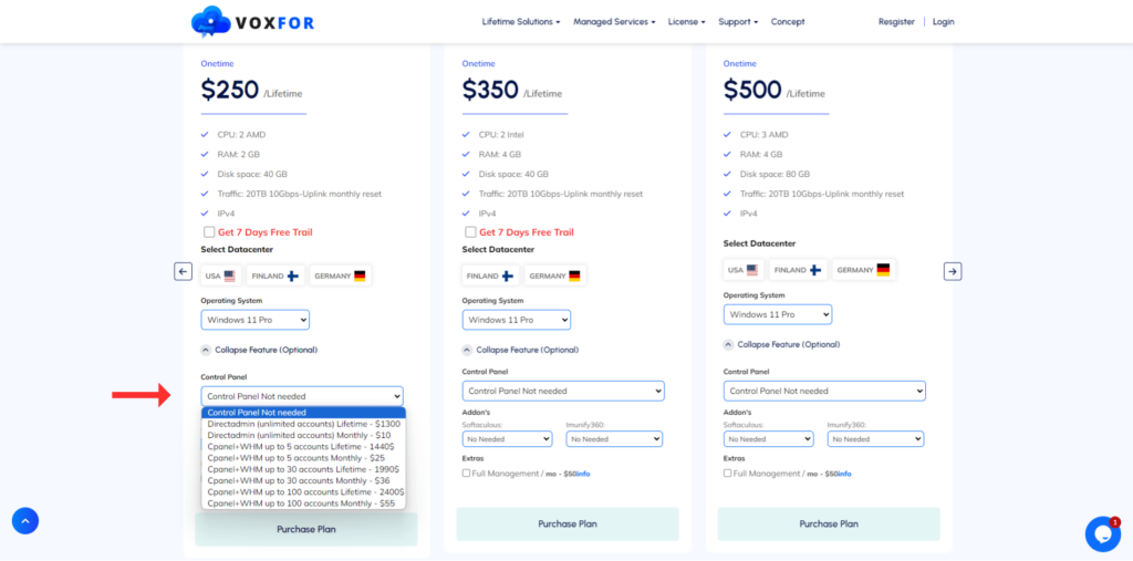 How to order a Lifetime VPS Hosting » Voxfor