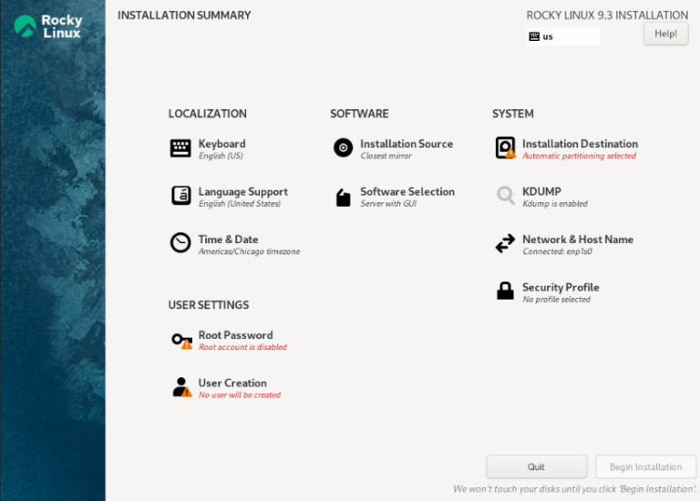 How to Install Rocky Linux 9.3 Step by Step » Voxfor