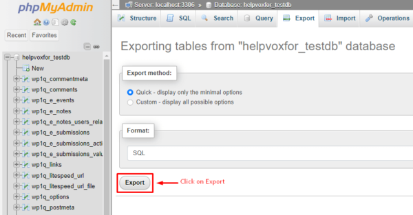 How to Export MySQL Database in cPanel » Voxfor