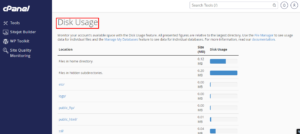 How to Check Disk Usage in cPanel » Voxfor