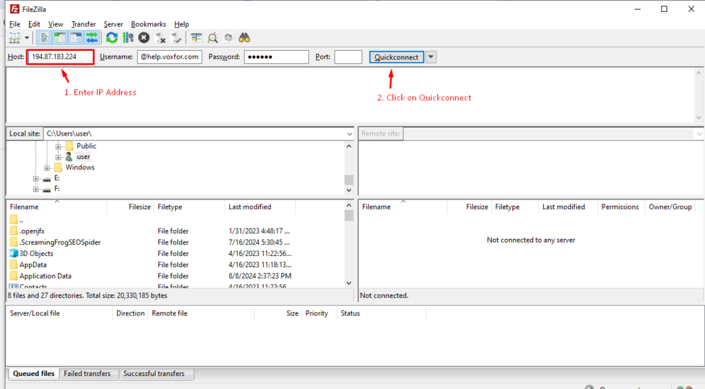 How to Install WordPress Manually in DirectAdmin Using FTP » Voxfor