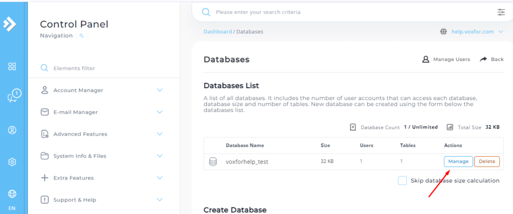How to Easily Download Database in Directadmin » Voxfor