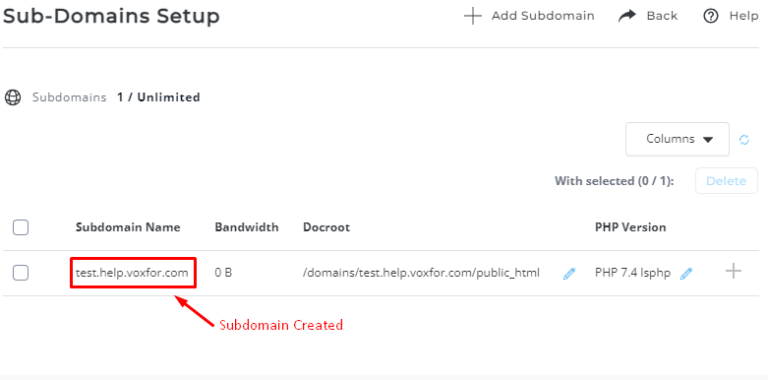 How to Add Subdomain in DirectAdmin » Voxfor