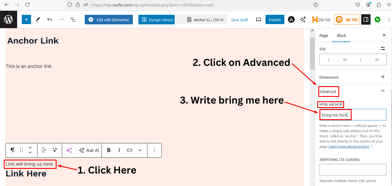 Enhance Navigation: Easy Steps to Add Anchor Links in WordPress