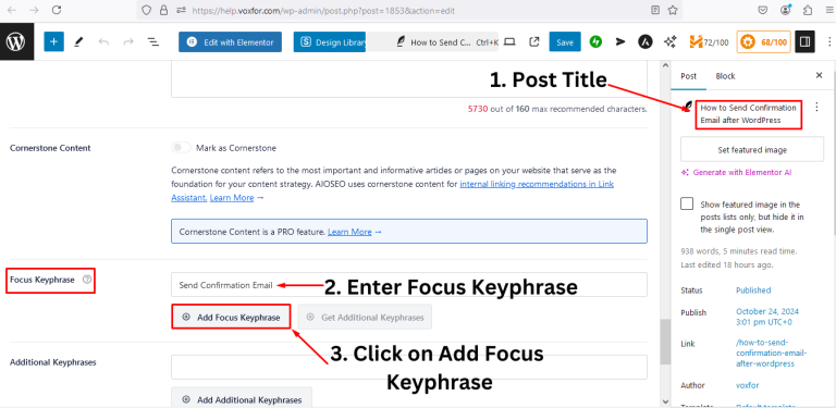 Boost SEO: Easy Steps to Properly Use Focus Keyphrase in WordPress