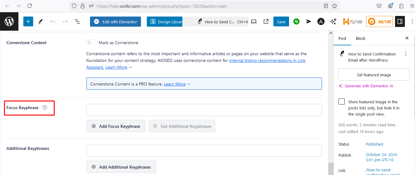 Boost SEO: Easy Steps to Properly Use Focus Keyphrase in WordPress