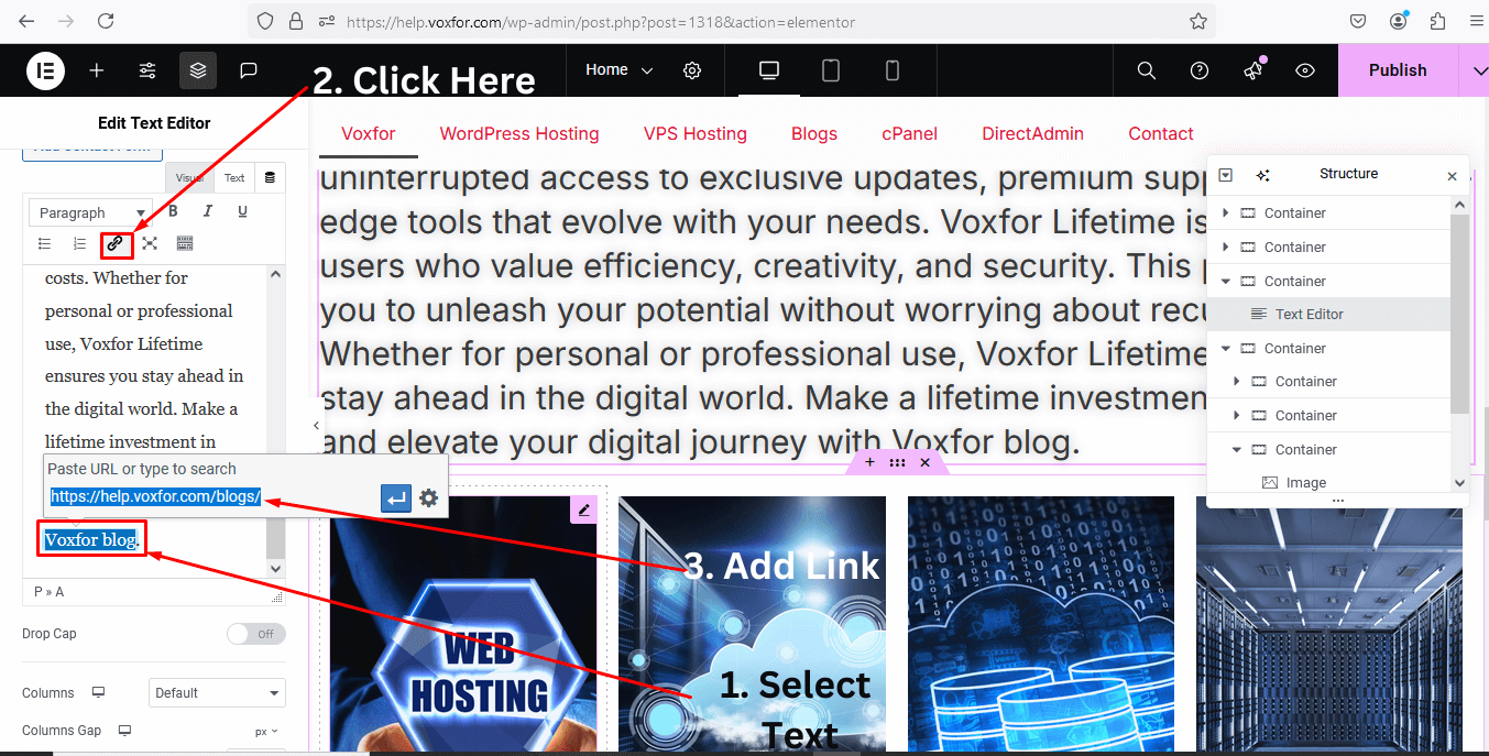 Streamline Navigation: Easy Steps to Add Internal Links Using Elementor in WordPress