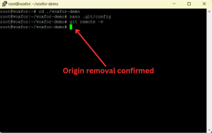 How to Remove Remote Origin from a Git Repository in Linux