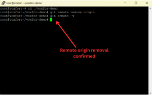 How to Remove Remote Origin from a Git Repository in Linux