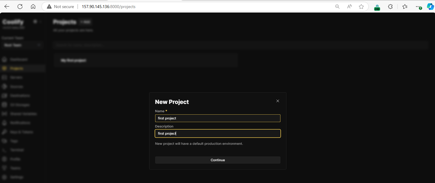 Install And Set Up Coolify On Voxfor Lifetime Vps