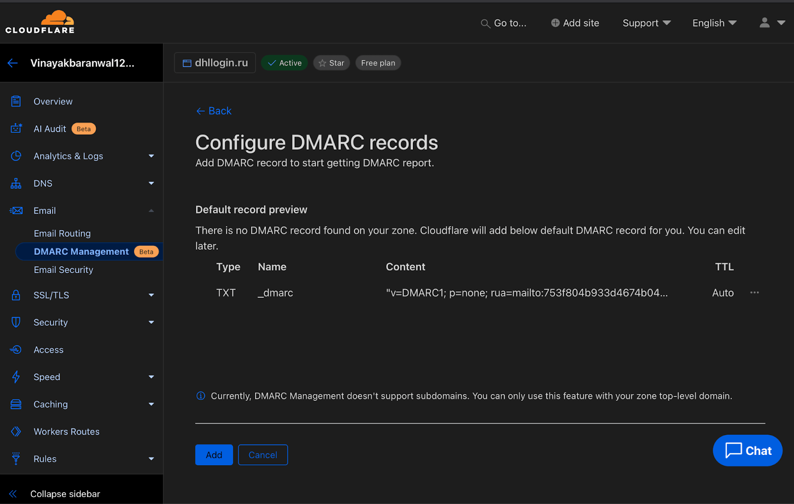 Setting Up and Managing DMARC with Cloudflare for Free