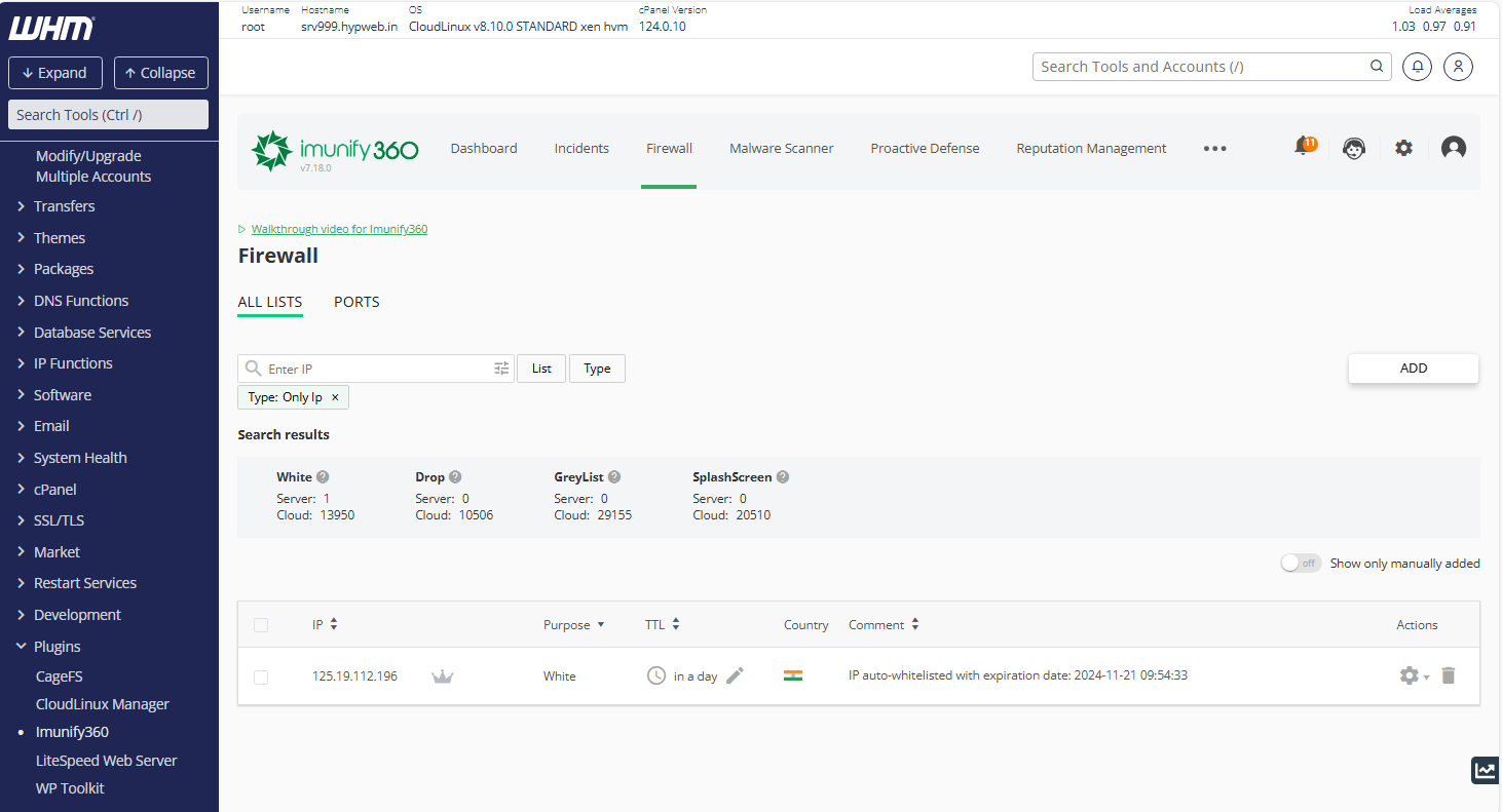 How to Install and Configure Imunify360 on cPanel
