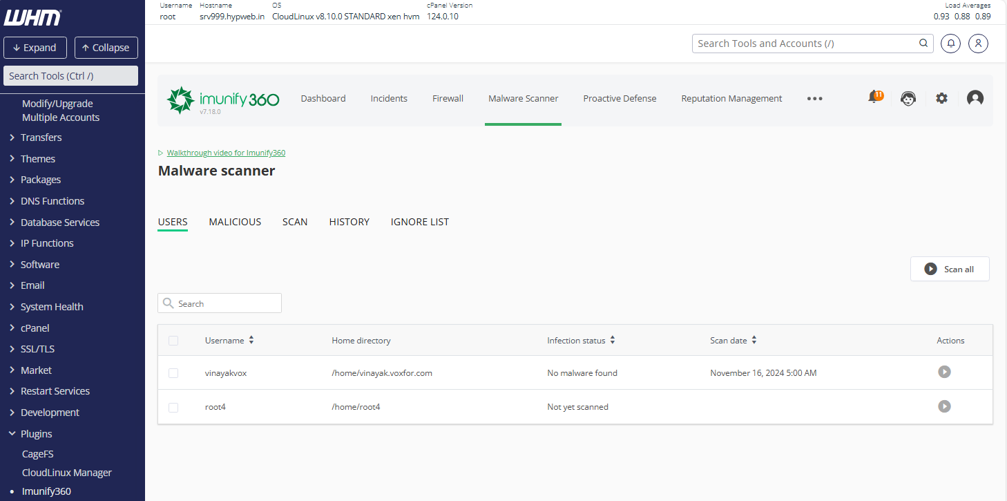 How to Install and Configure Imunify360 on cPanel