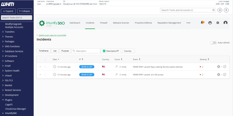 How to Install and Configure Imunify360 on cPanel