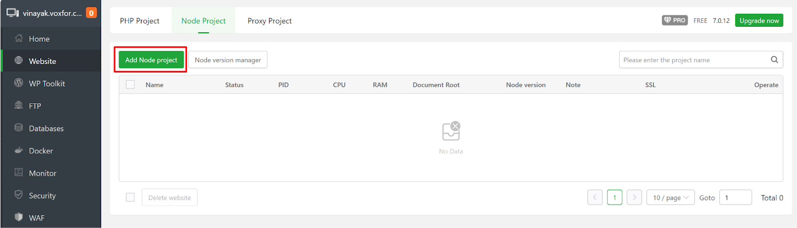 How to Use Node Version Manager (NVM) in aaPanel