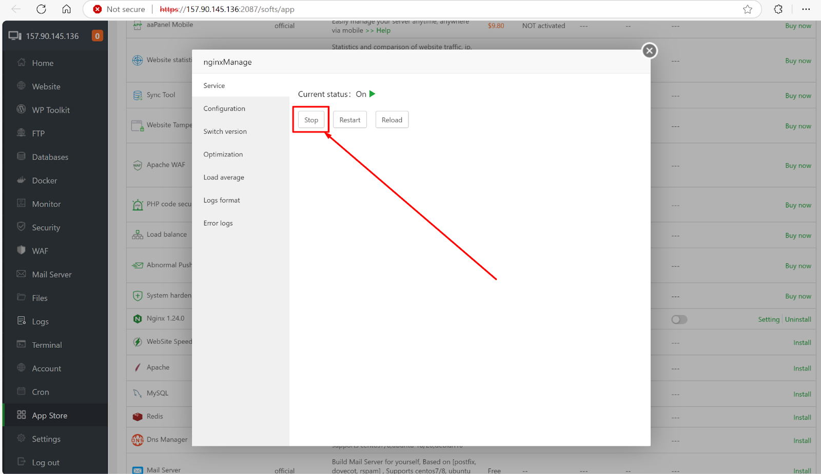 How to Install Apache Instead of Nginx in aaPanel