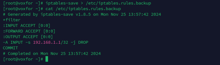 How to Delete Rules in iptables