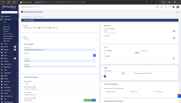 How to Install and use Virtualizor Commands, Examples