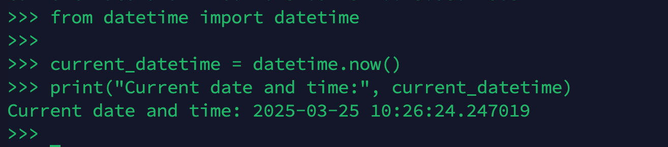 How to Use Python datetime Module to Get the Current Date and Time
