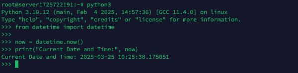 How to Use Python datetime Module to Get the Current Date and Time