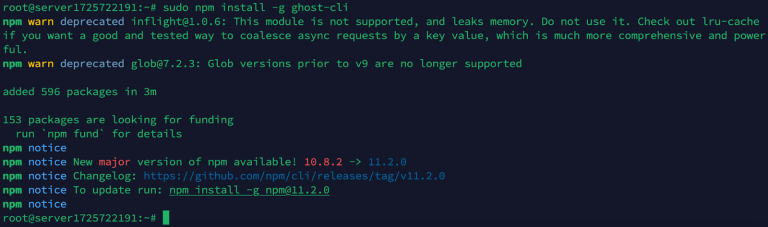How To Install And Configure Ghost On Ubuntu 2404