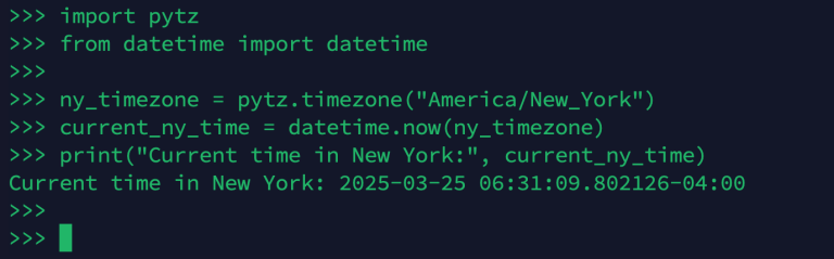 How to Use Python datetime Module to Get the Current Date and Time