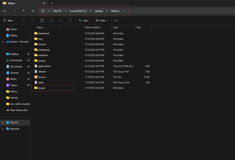 How to Install Drupal on Localhost Using XAMPP on Windows