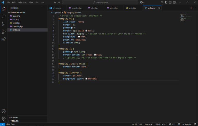 How to Build a Live Search Box with PHP, MySQL, and AJAX